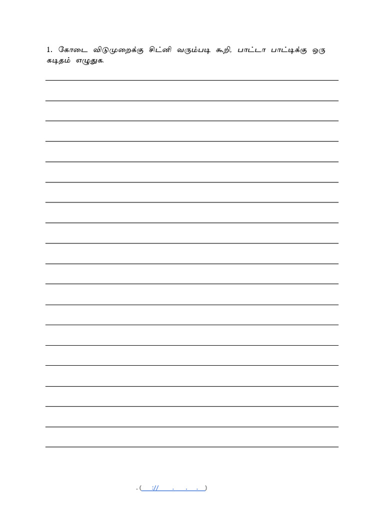 Worksheet Intermediate Writing Task | PDF