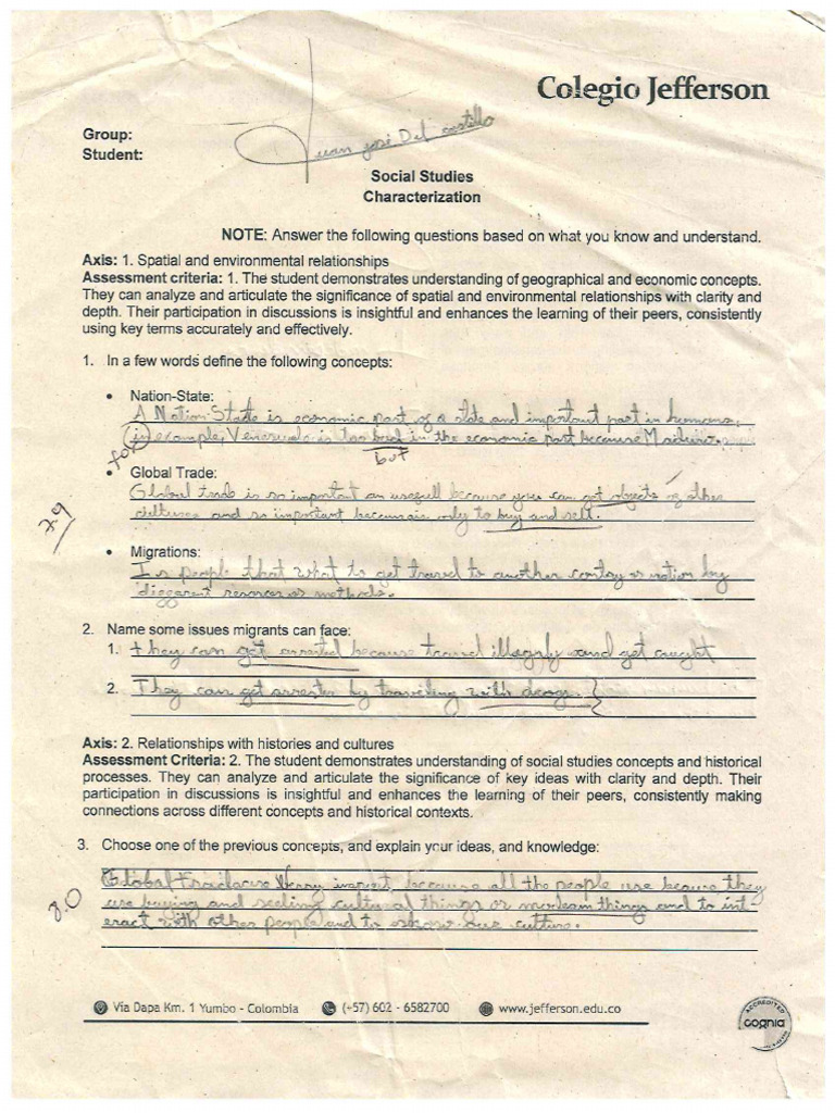 Characterization Activity 8B | PDF