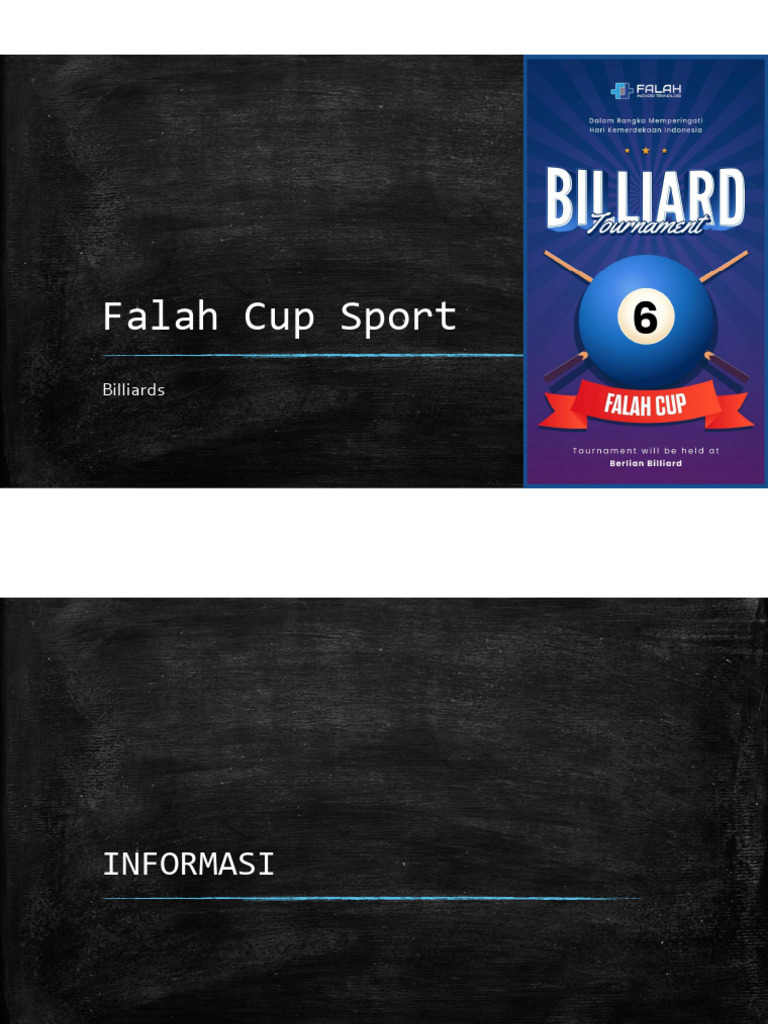 Falah Cup 2024 - Billiard | PDF