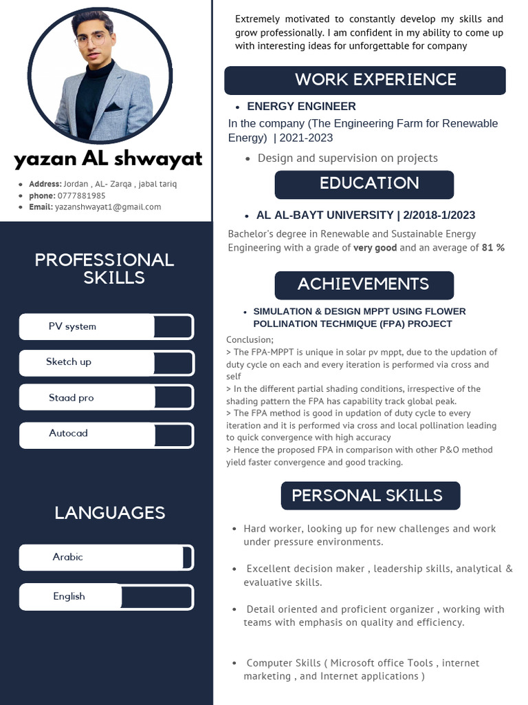 Yazan AL Shwayat - CV | PDF