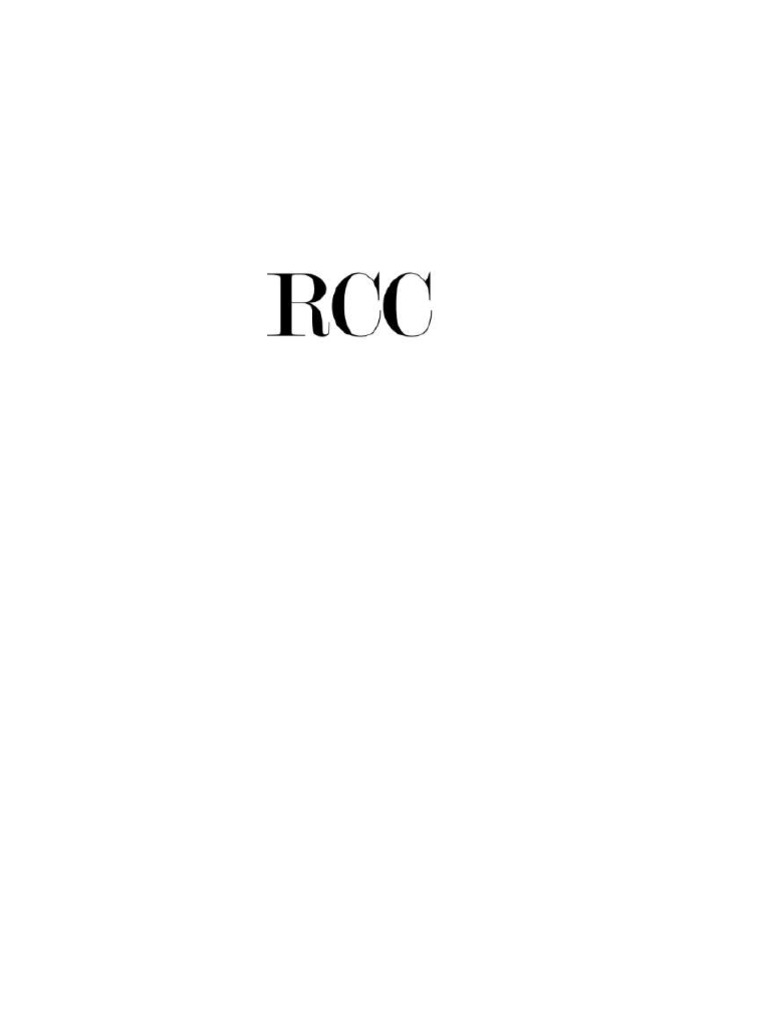 RCC Short Notes | PDF