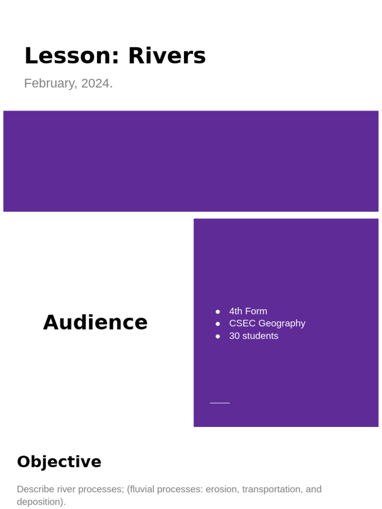 5th Geo River Processes | PDF