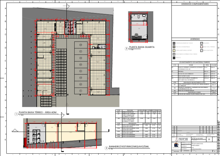 Planta Baixa Guarita 3: A A Desenhos Complementares | PDF