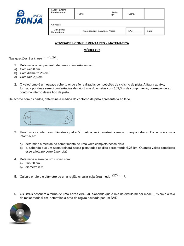 módulo 3 -atividades | PDF