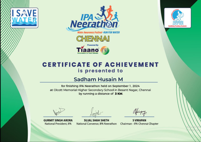 Https Myraceindia - Com Live API Assets Certificates 2024 IPA Neerathon ...