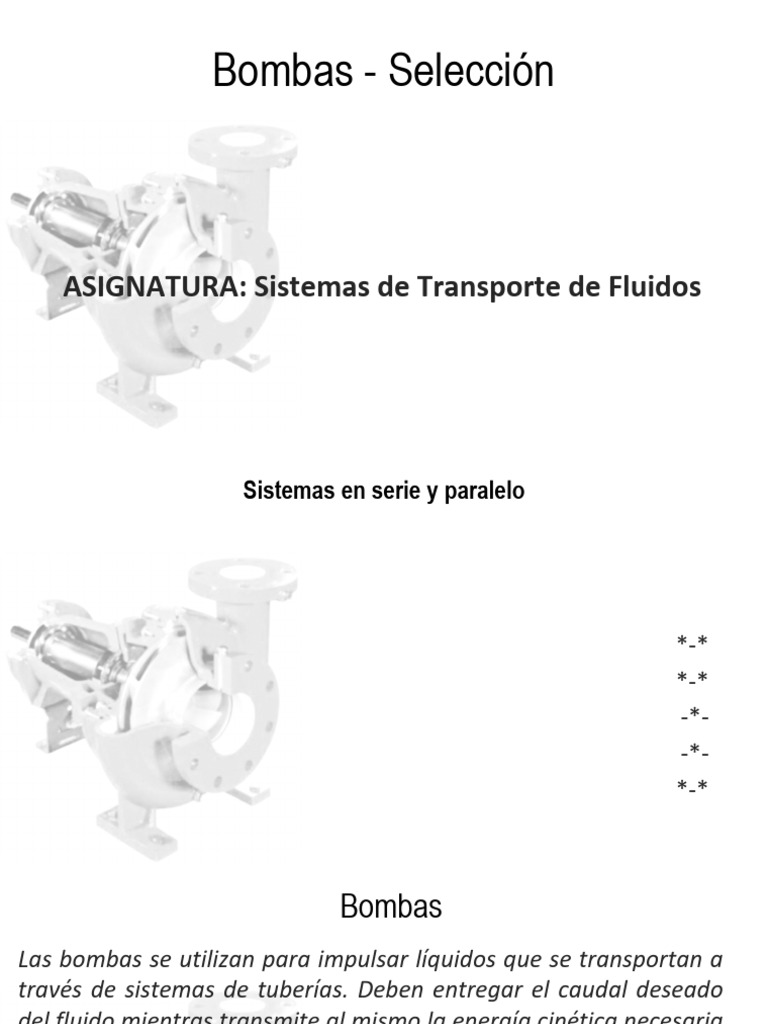 Bombas - Selecci (On | PDF