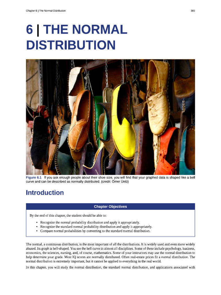 AP Statistics Demo - The Normal Distribution (Reference Book) | PDF