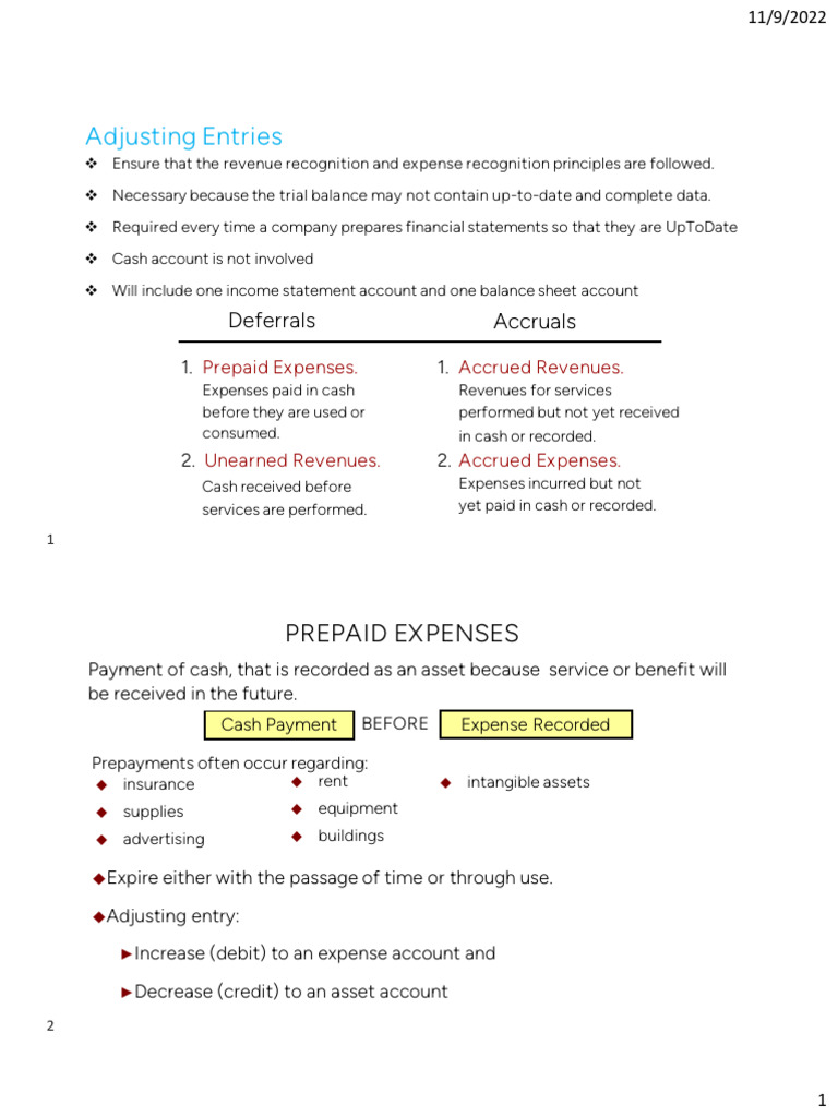 3 (Adjusting Entries) | PDF