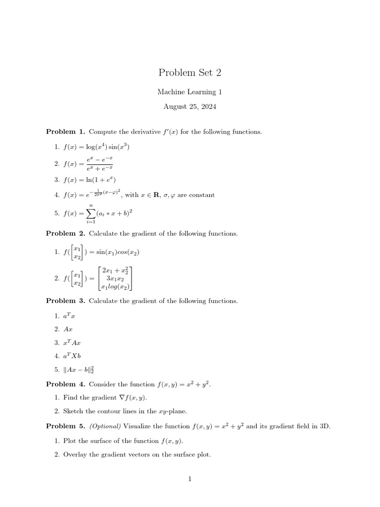 Pset 2 | PDF