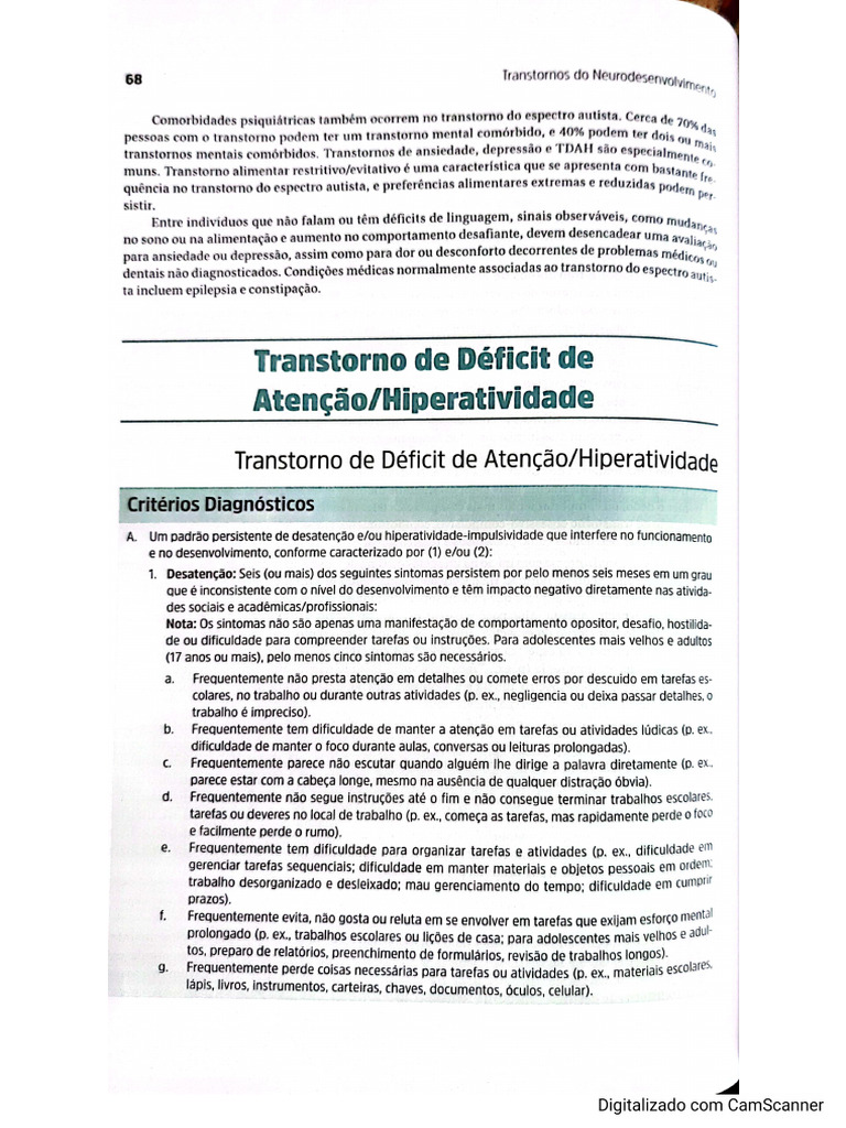 Tdah - DSM-5-TR | PDF