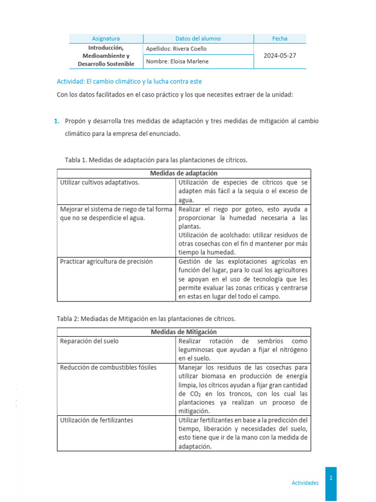 Eloisa Rivera Coello Trabajo Individual Protocolo Kyoto | PDF