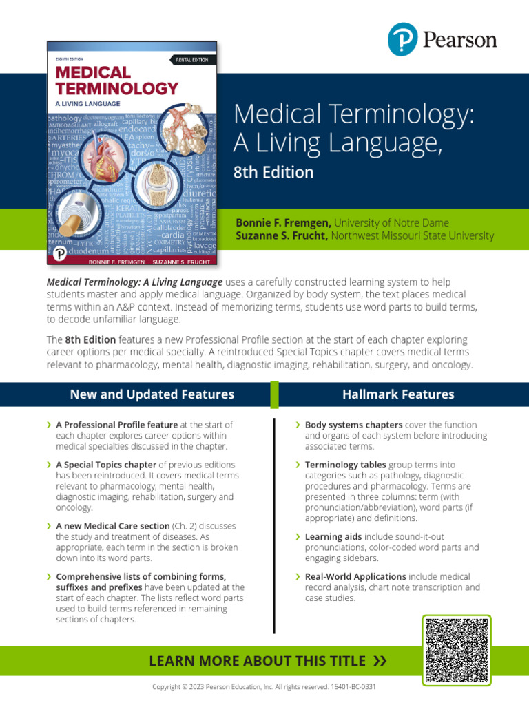 Fremgen Medical Terminology 8E | PDF