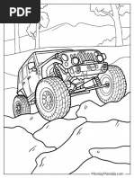 Lego Monster Truck Coloring Page | PDF