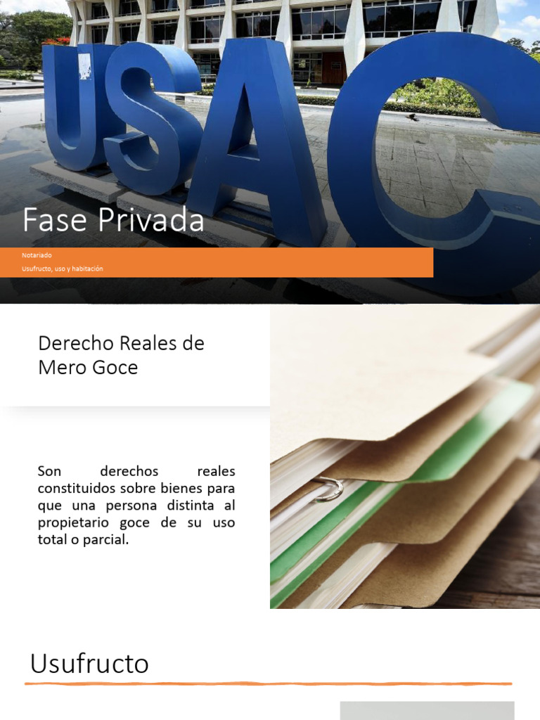 Uso Fructo y Habitación | PDF