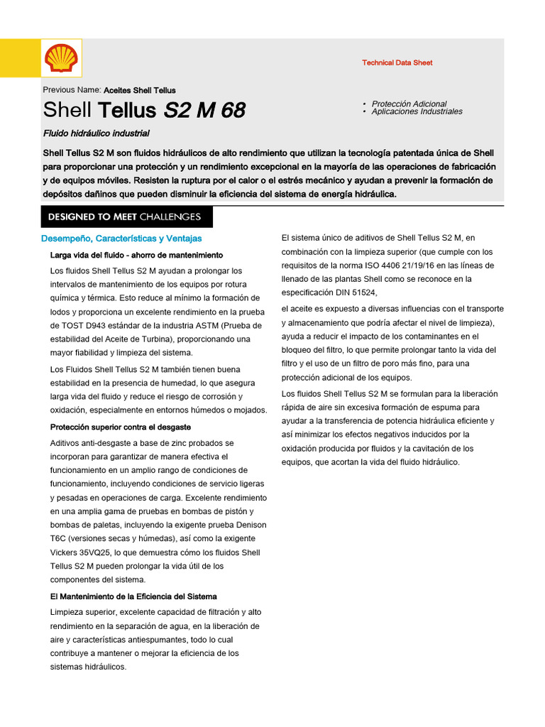 Shell-hydraulic-68 | PDF