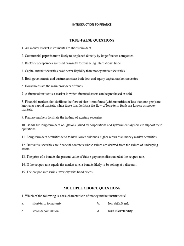 (LTTC) Chapter 5 - MCQs | PDF