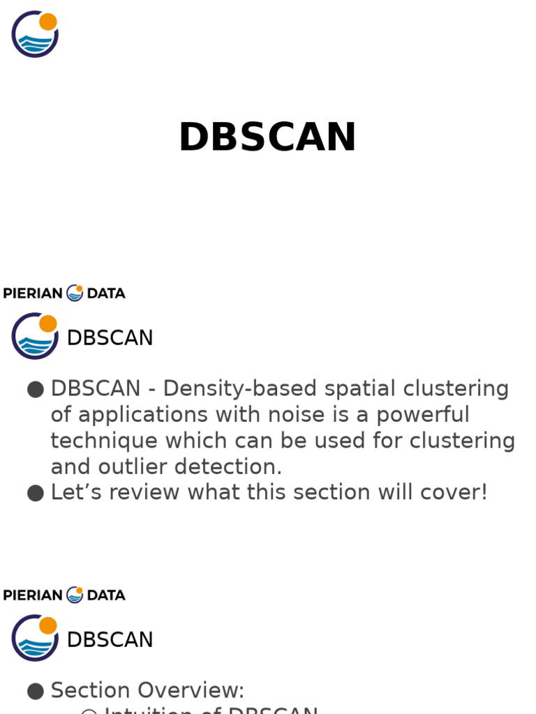 23 Dbscan | PDF