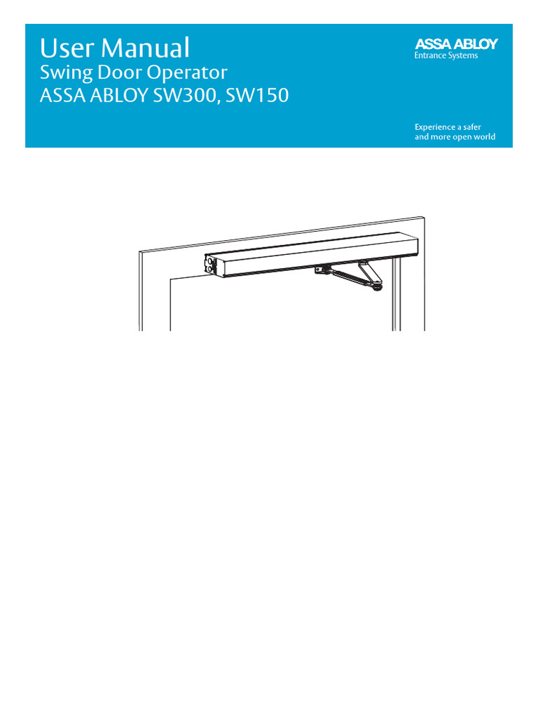 User Manual - ASSA ABLOY - SW300 - Multi Language | PDF