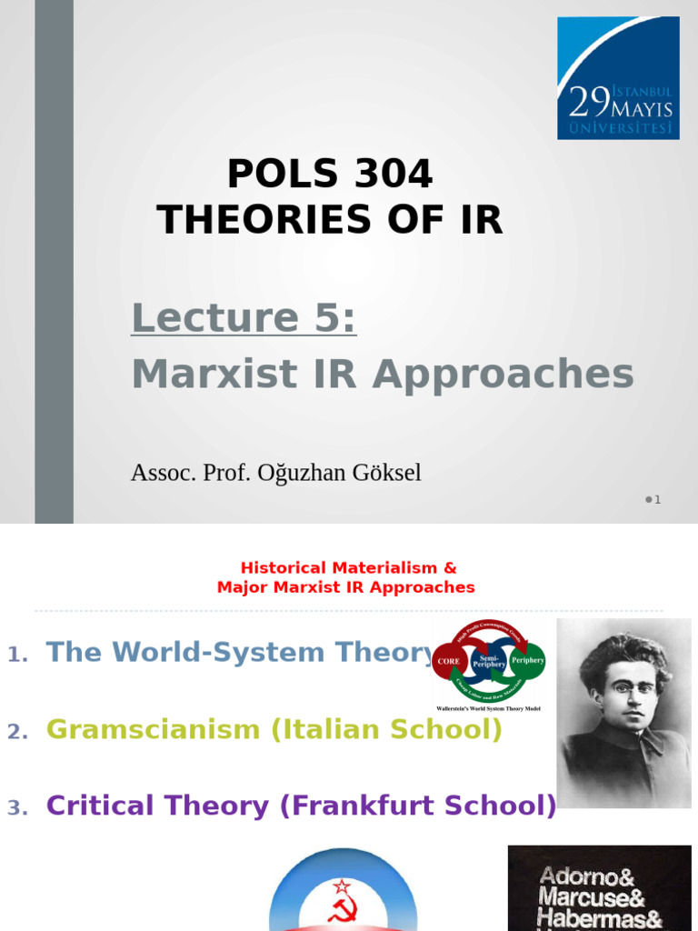 Lecture 5 - Marxist IR | PDF