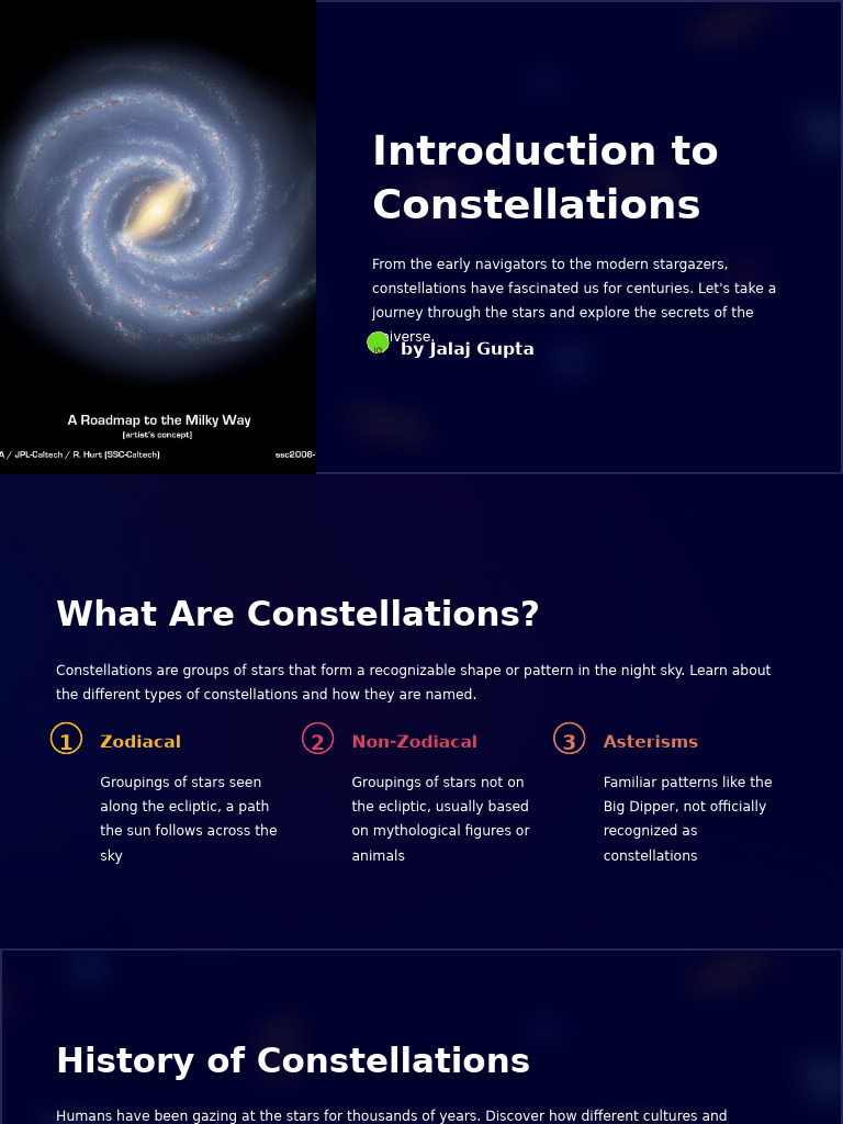 Introduction to Constellations | PDF
