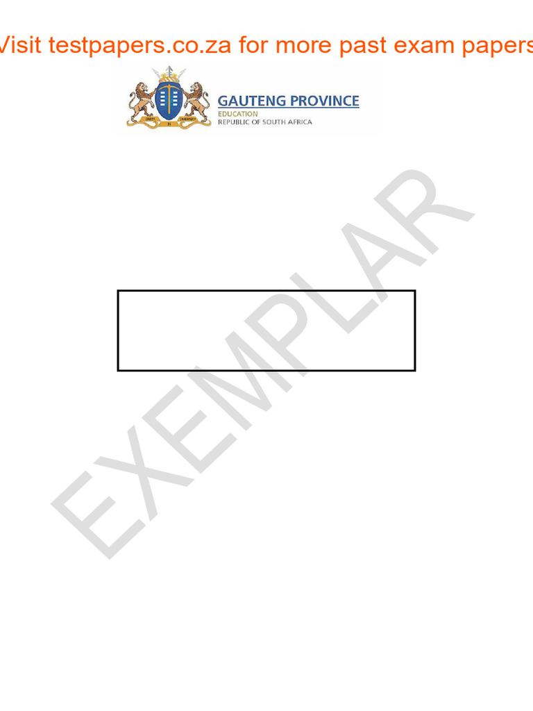 GR 11 Mathematics P1 (AFR) ) 2023 Question Paper | PDF