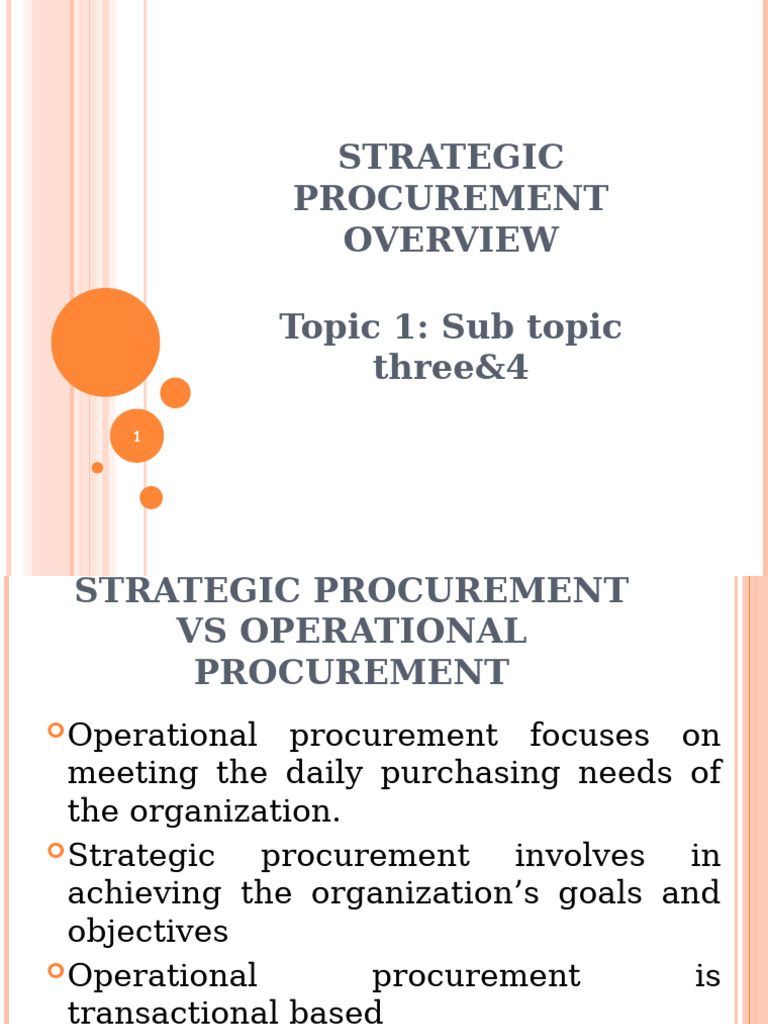 Topic 1 Sub Topic 3&4 | PDF