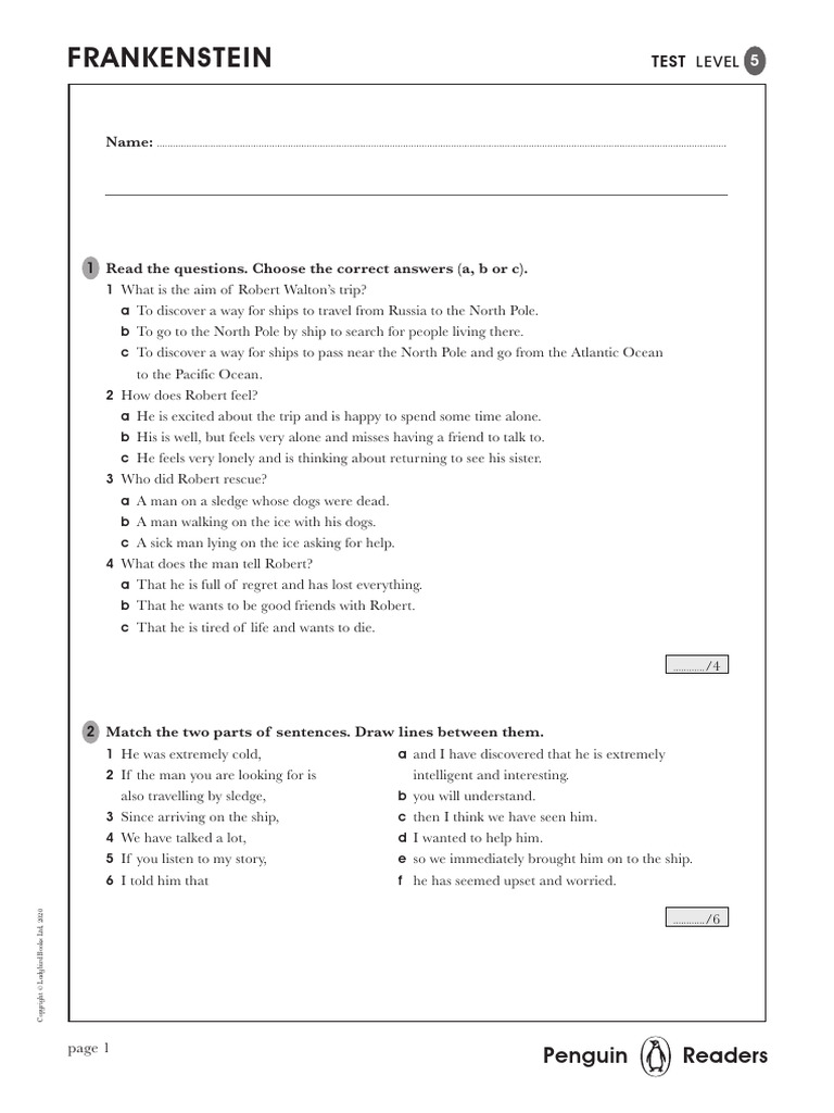 PR Frankenstein Test LR2 | PDF