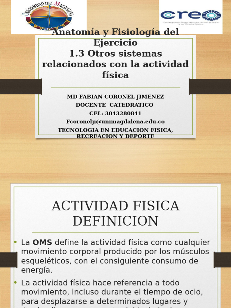 1.3 Otros Sistema Relacionados Con La Actividad Fisica | PDF