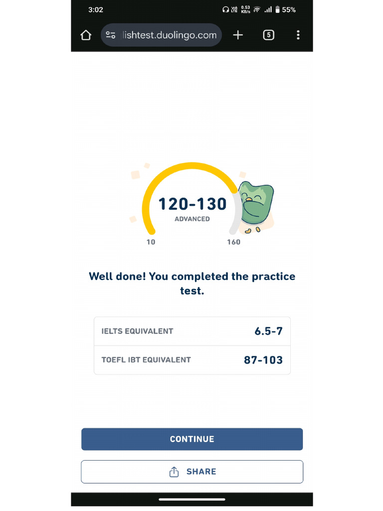 Duolingo Score | PDF