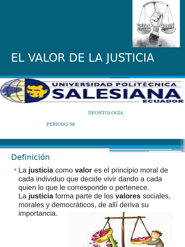 3el Valor de La Justicia | PDF