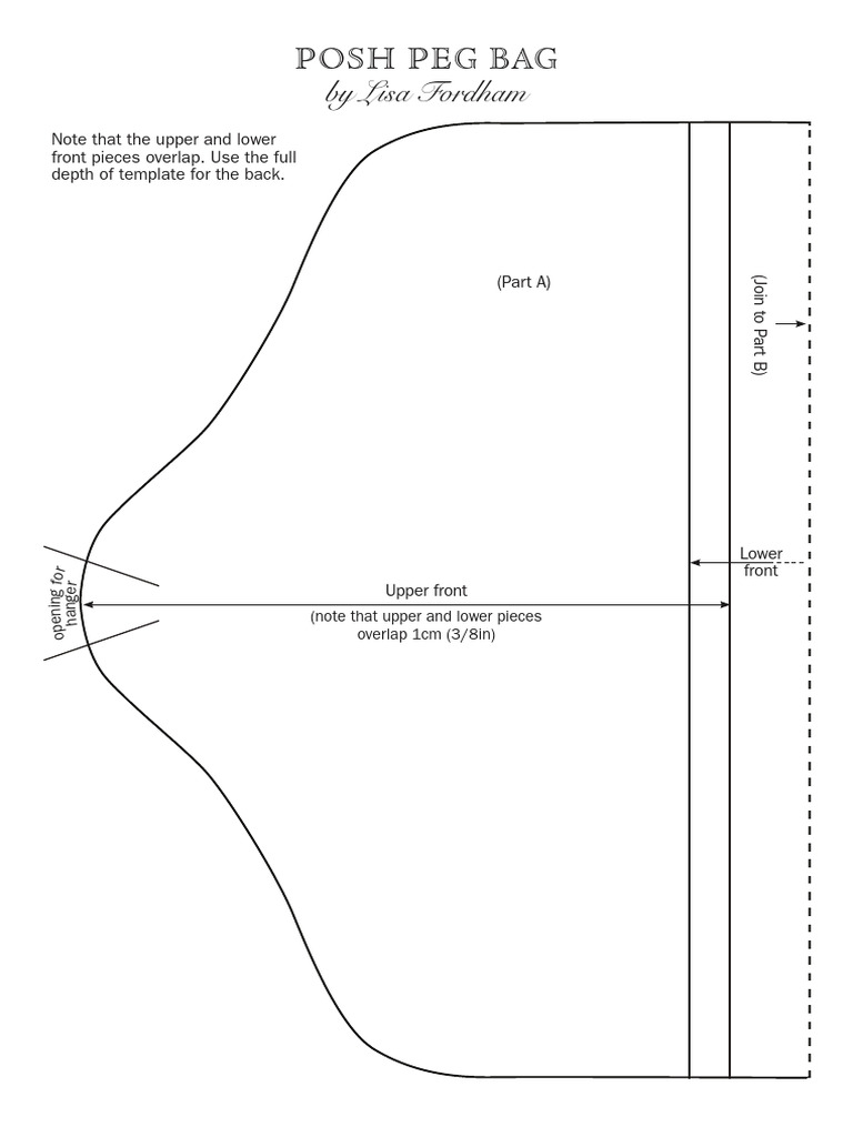 Peg Bag Template | PDF