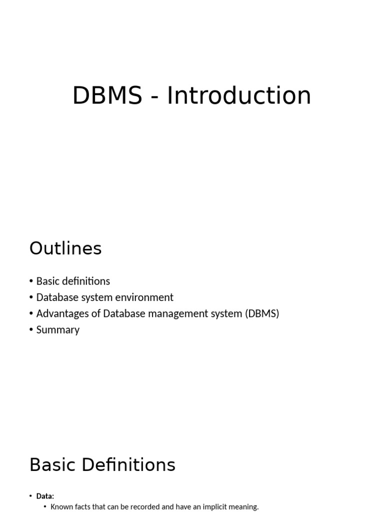 Lecture-2 (DBMS Architetcure and Pros) | PDF