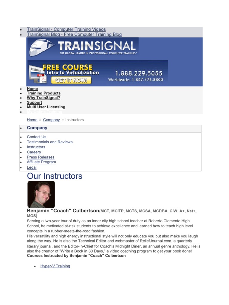 Train Signal | PDF | Cisco Certifications | Comp Tia
