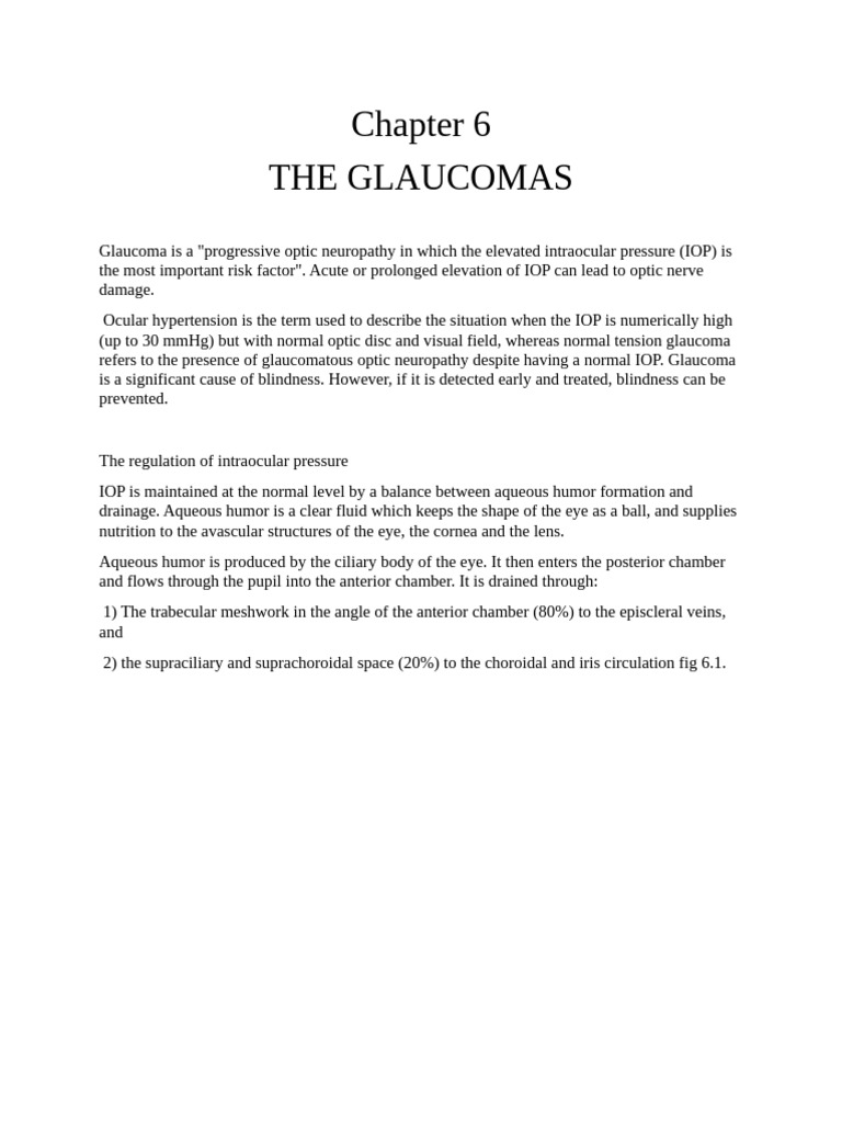 Glaucoma 2 Chap 4 | PDF