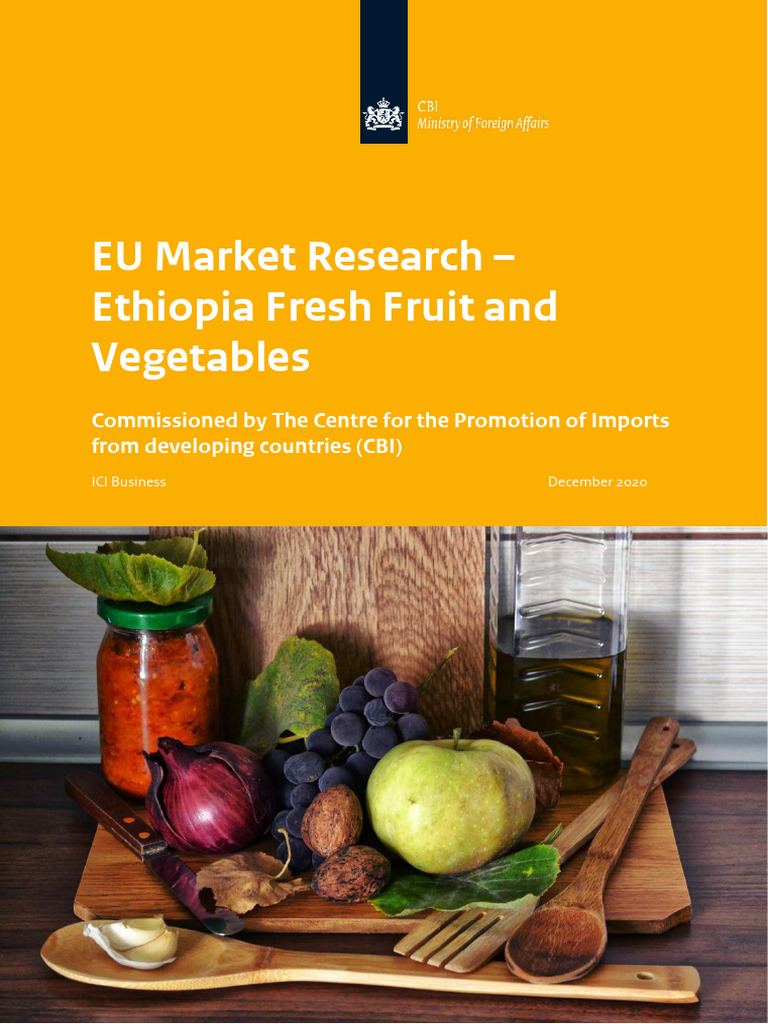 2020 EU Market Research Ethiopian Fruit and Vegetables-Gecomprimeerd | PDF