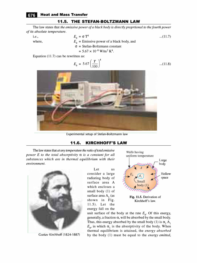 BE ME 6 Sem-Radiation LAWS - Khemraj Beragi | PDF