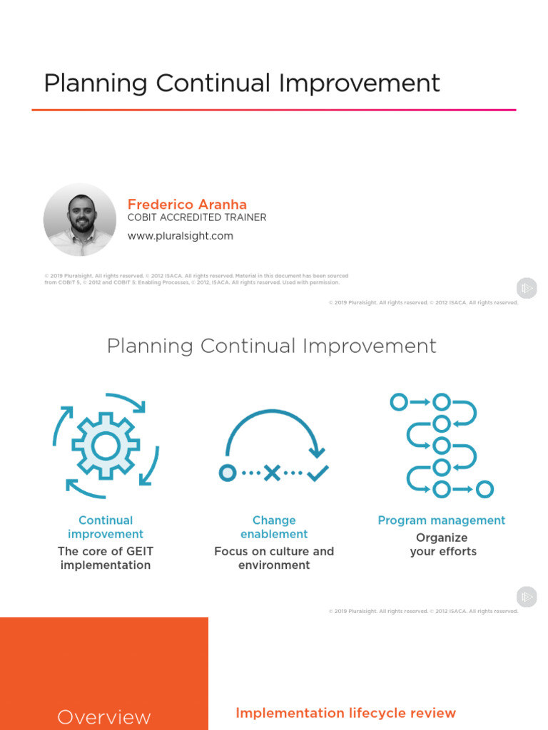 Planning Continual Improvement Slides | PDF