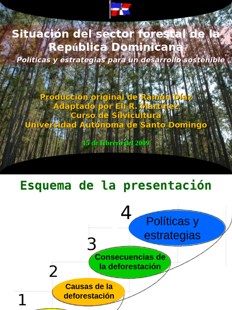 El Sector Forestal en La Rep. Dom | PDF