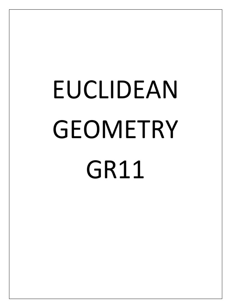 Geometry Theorems 2024 | PDF