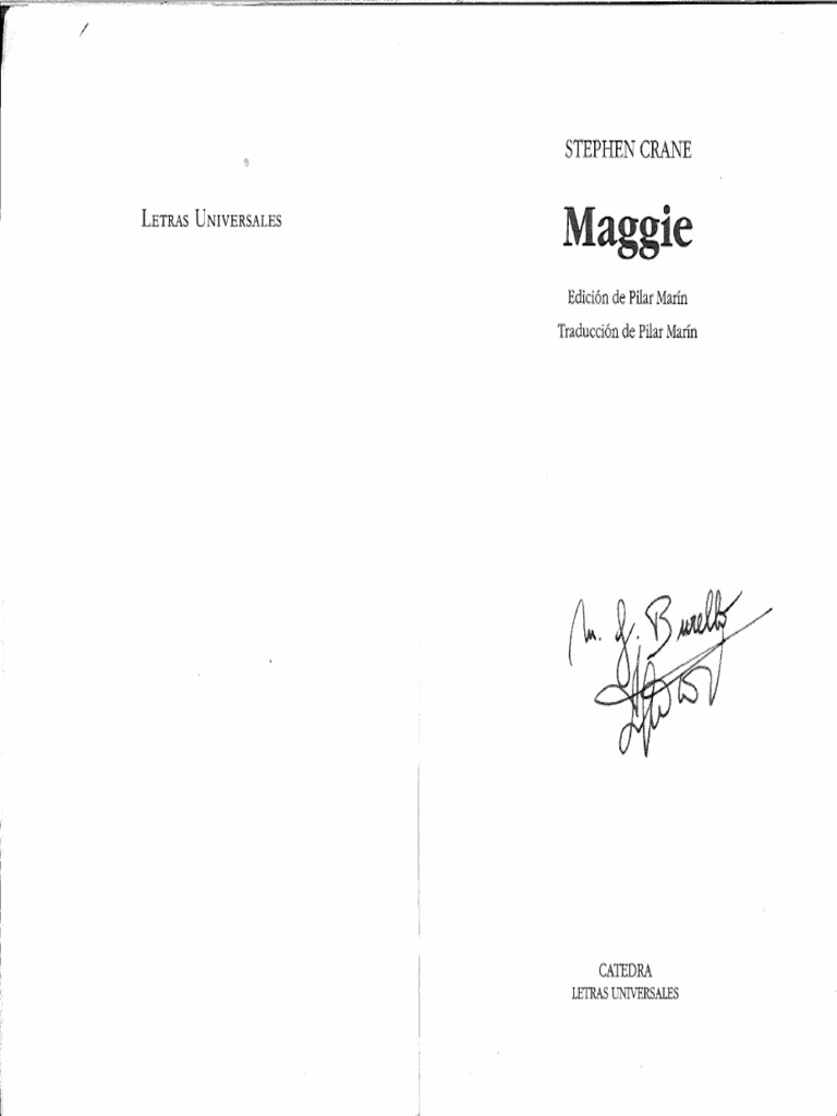 Crane - Maggie | PDF
