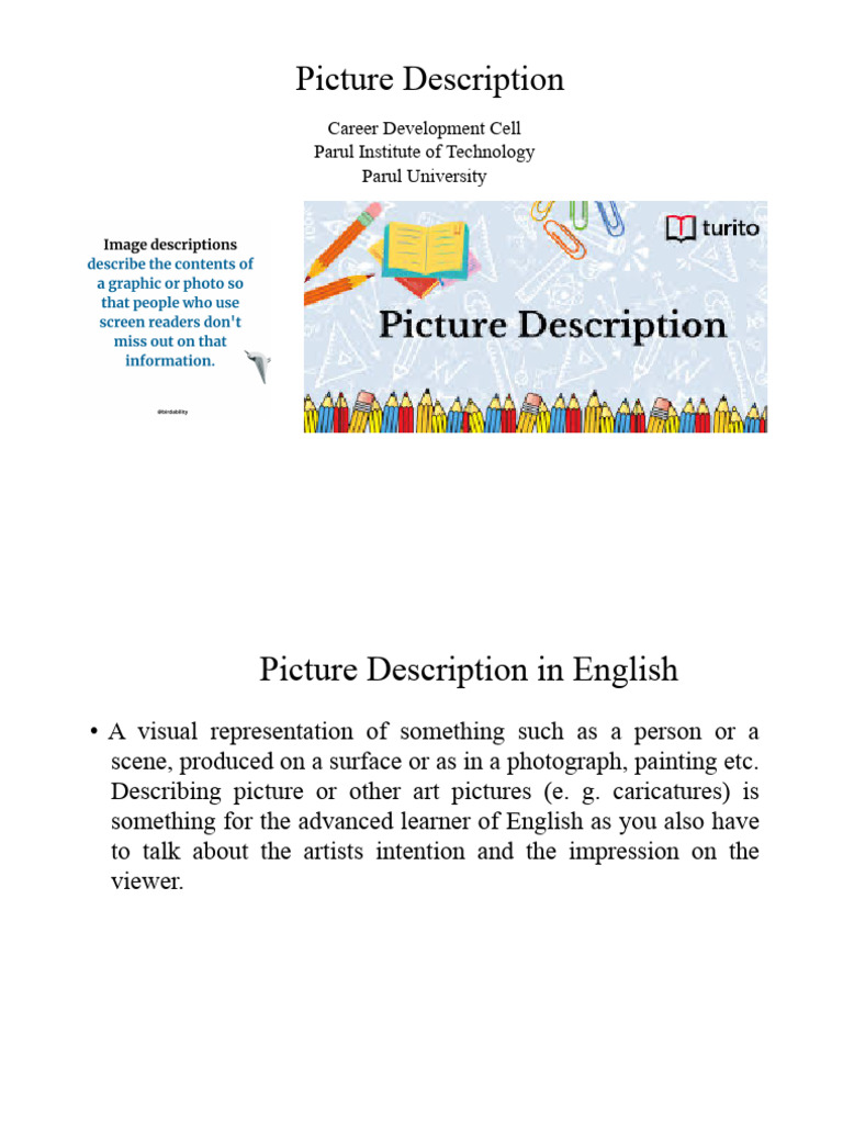 Picture Description | PDF