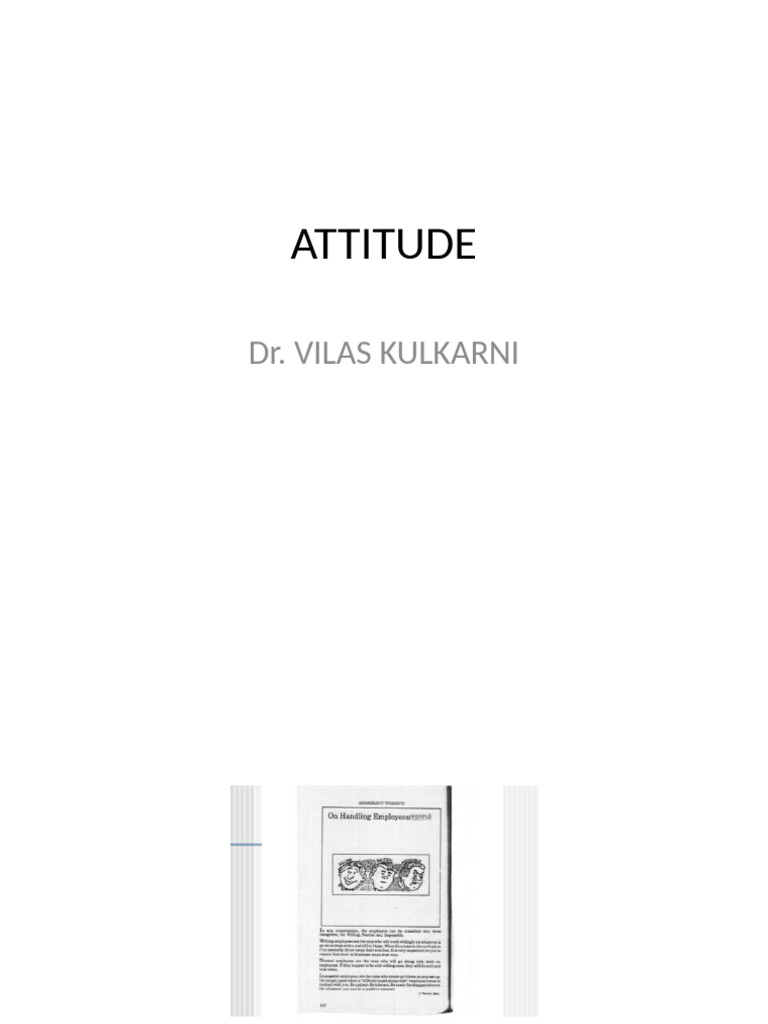 Chapter 1 Ob Attitude | PDF