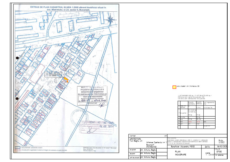 Dtoe - A01 Plan de Incadrare | PDF