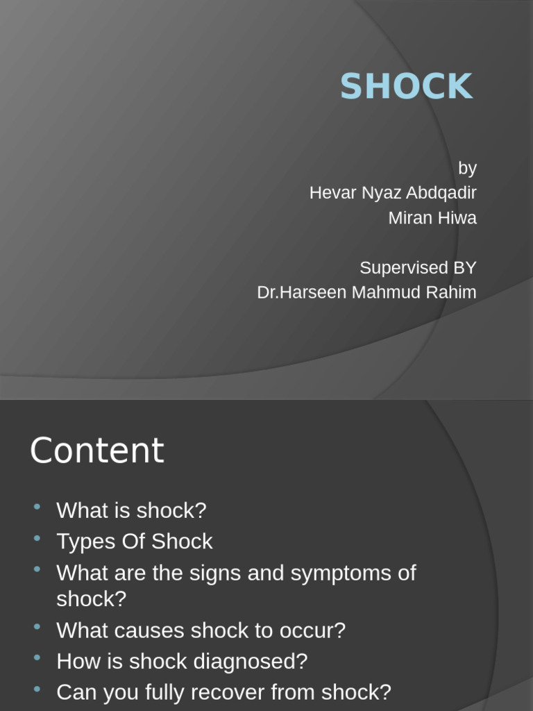SHOCK | PDF