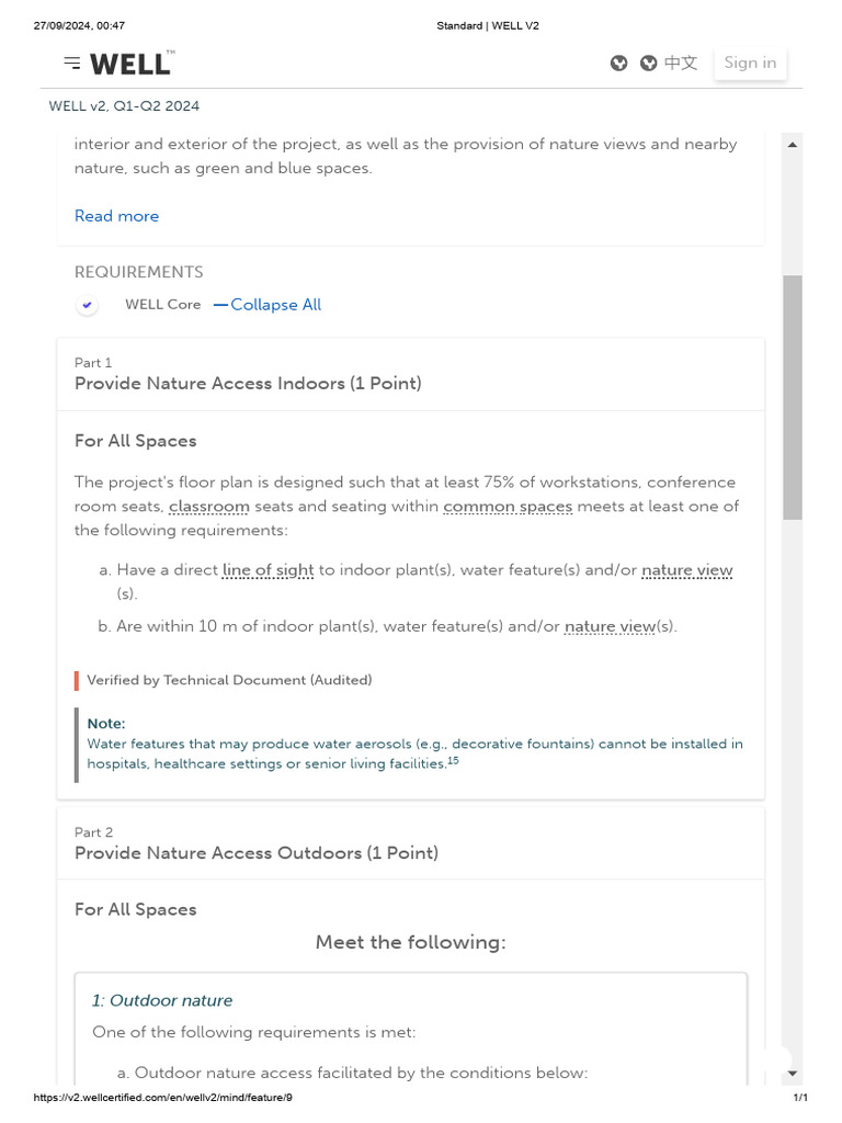 Standard - WELL V2 | PDF