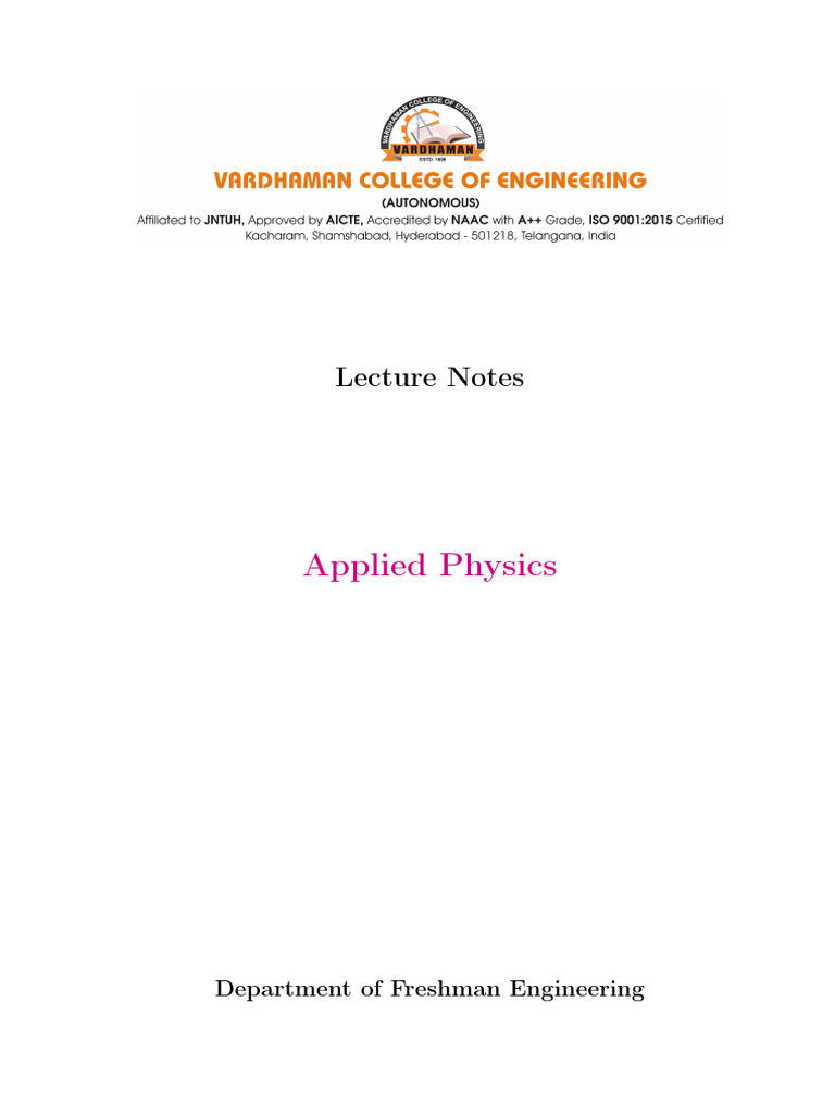 All Modules Phy | PDF