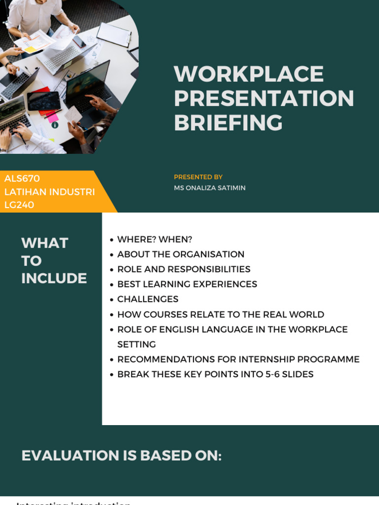 Workplace Presentation Briefing | PDF