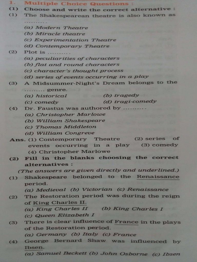 4.1 History of Drama XI Com | PDF