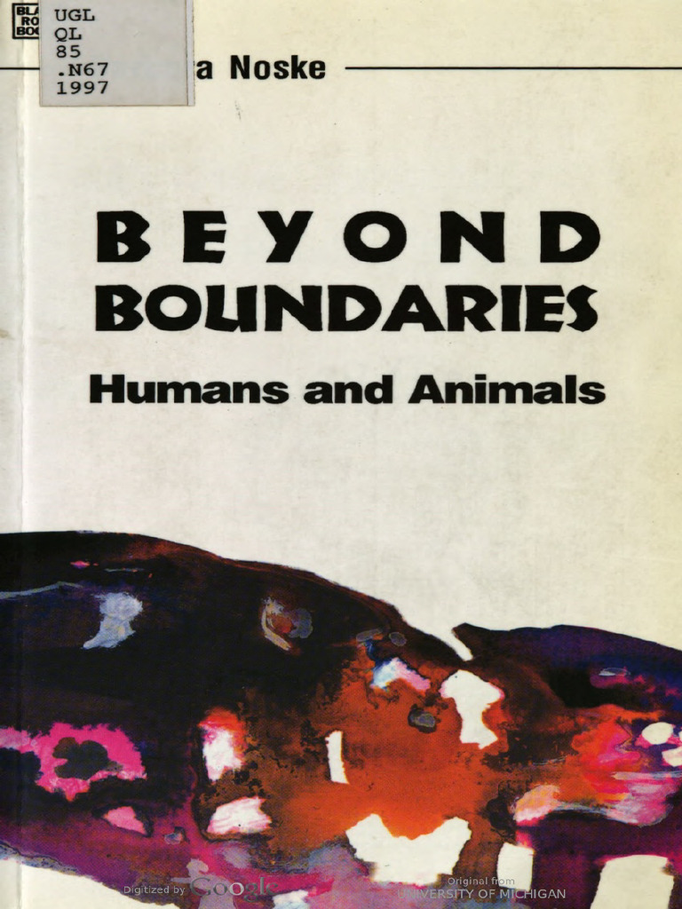 Beyond Boundaries Humans and Animals | PDF