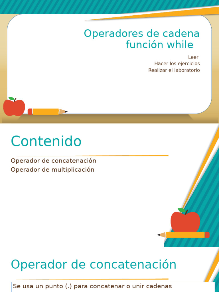 Operadores de Cadena y Funcion While Perl 2024 | PDF